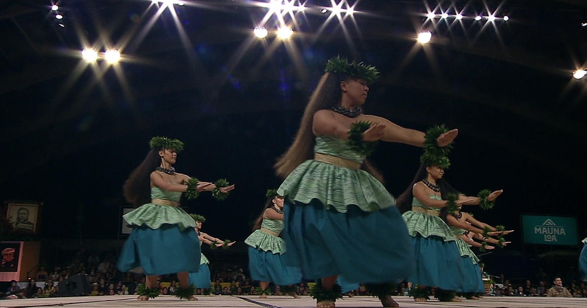 The "Olympics of hula" - CBS News