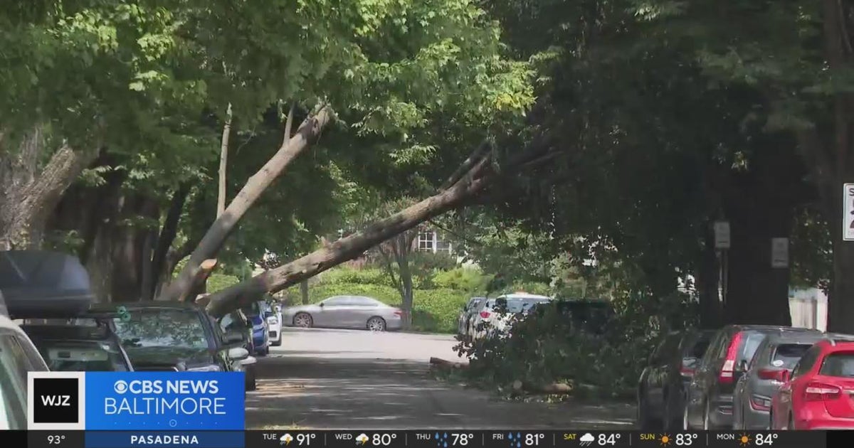 Crews working to restore power after weekend's destructive storms - CBS ...