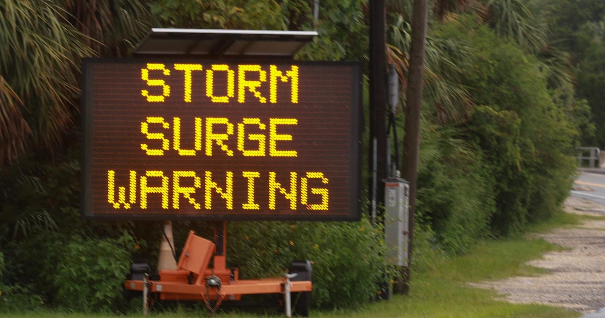 Tropical Storm Debby threatens Savannah, Georgia - CBS News