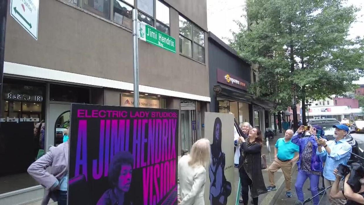 NYC street renamed for Jimi Hendrix - CBS New York