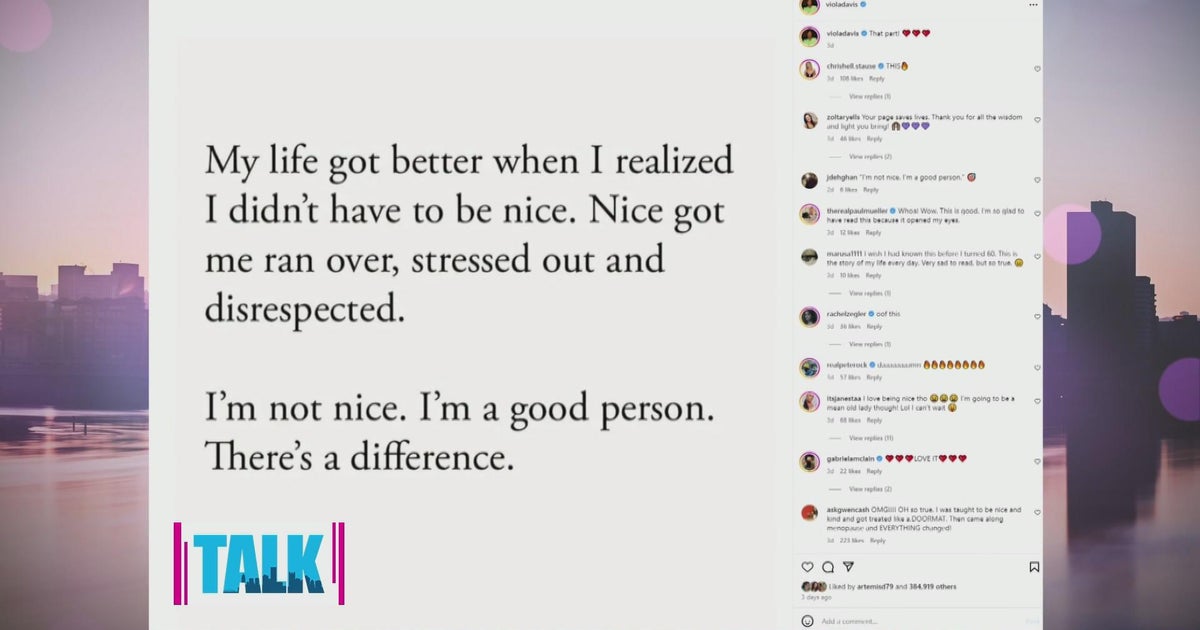 Being nice vs. being a good person - CBS Pittsburgh