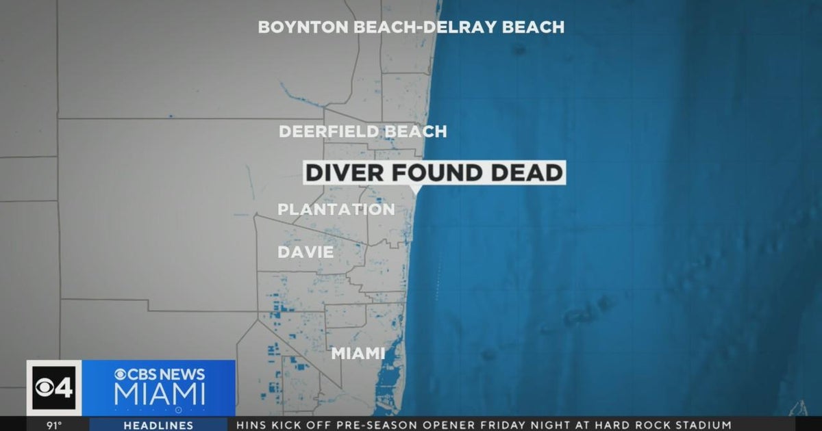 Diver found dead in ocean near Lauderdale-by-the-Sea - CBS Miami