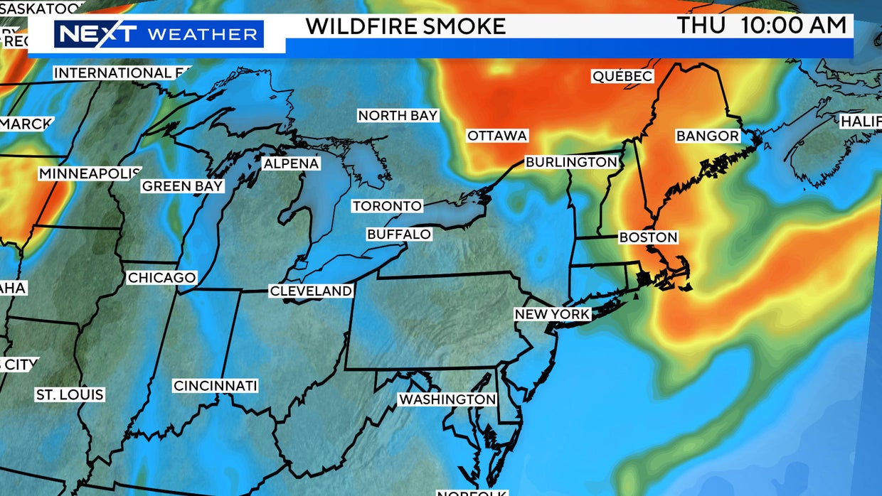 Why is the sky hazy? Wildfire smoke becoming noticeable in ...