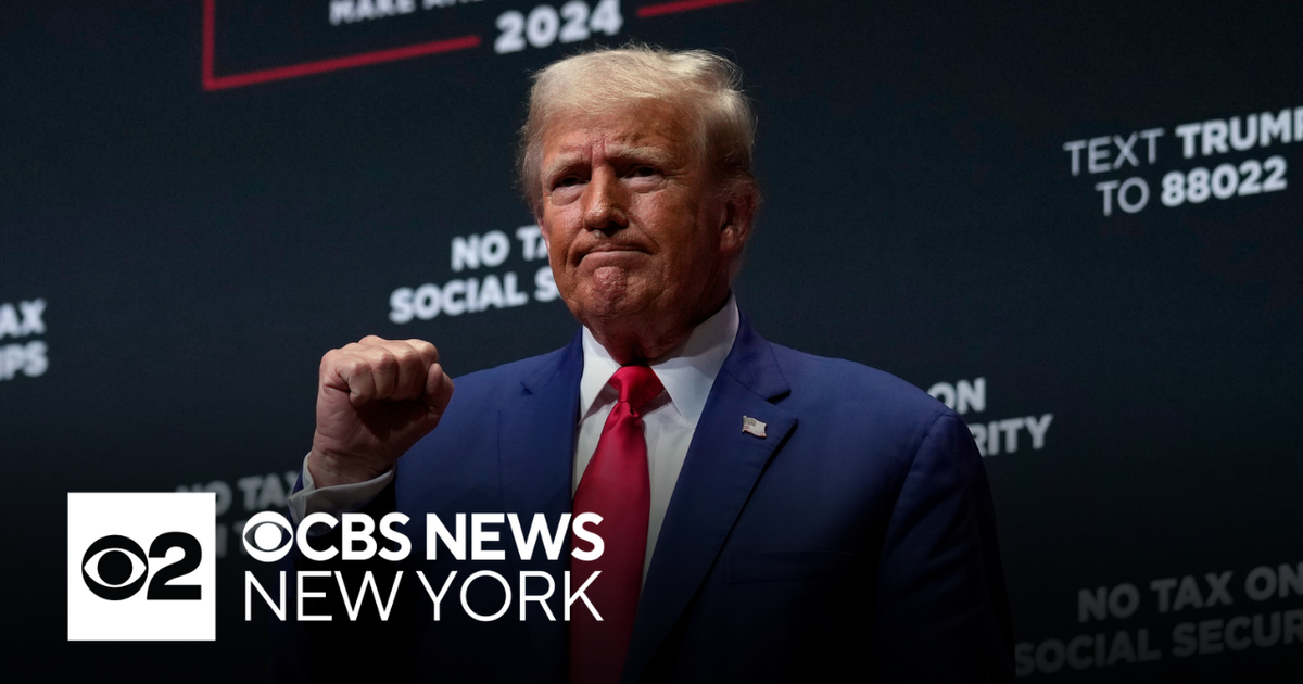 Trump holding campaign event in Bedminster, New Jersey - CBS New York