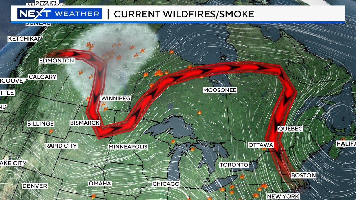 Wildfire smoke in Boston may move closer to ground, potentially ...