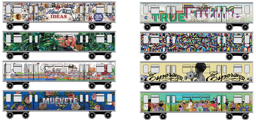 Chicago artists' murals to grace exteriors of CTA train cars - CBS Chicago