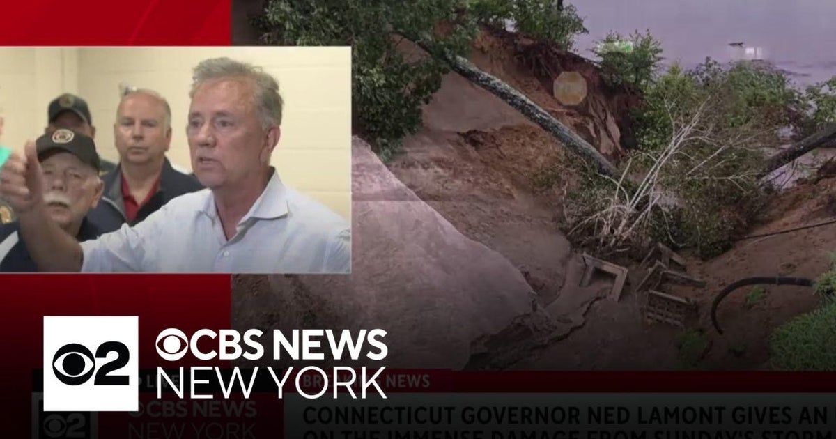 Connecticut officials discuss historic flooding - CBS New York