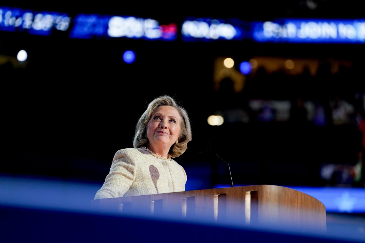 Hillary Clinton says "the future is here, it's in our grasp," in ...