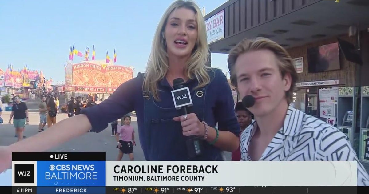 WJZ's Caroline Foreback sets the stage for fun at the MD State Fair ...