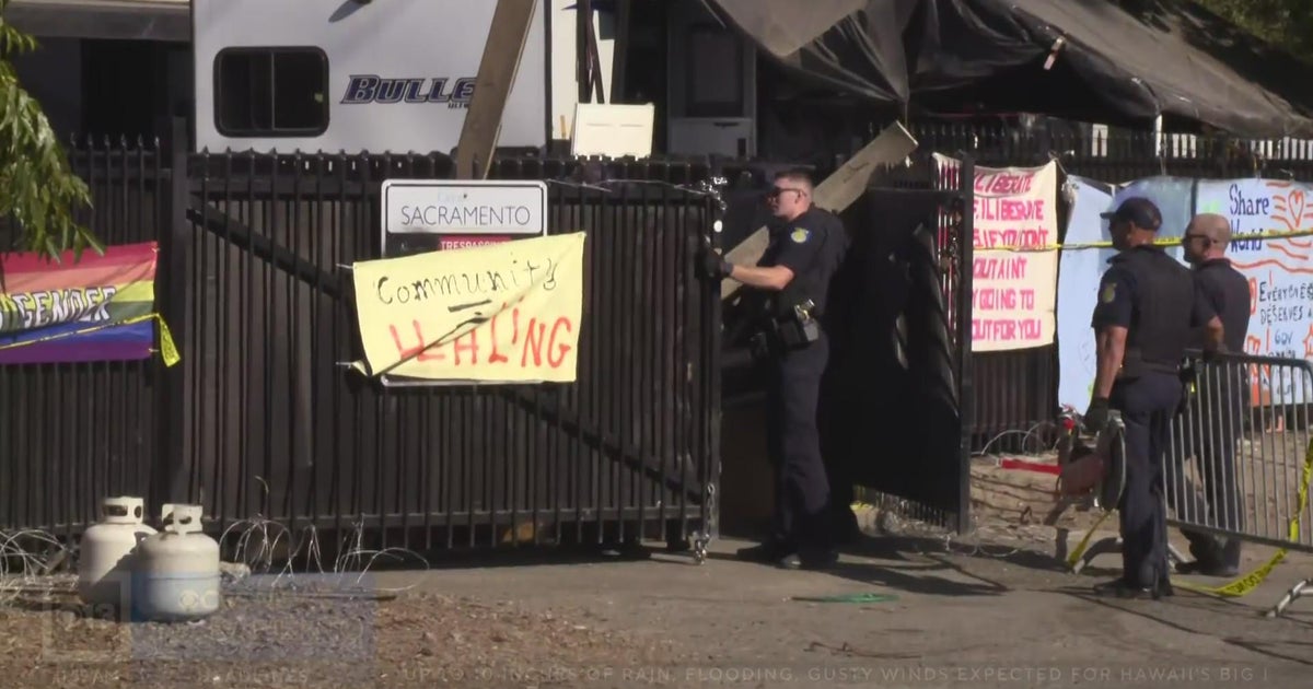 Sacramento clearing out Camp Resolution - CBS Sacramento