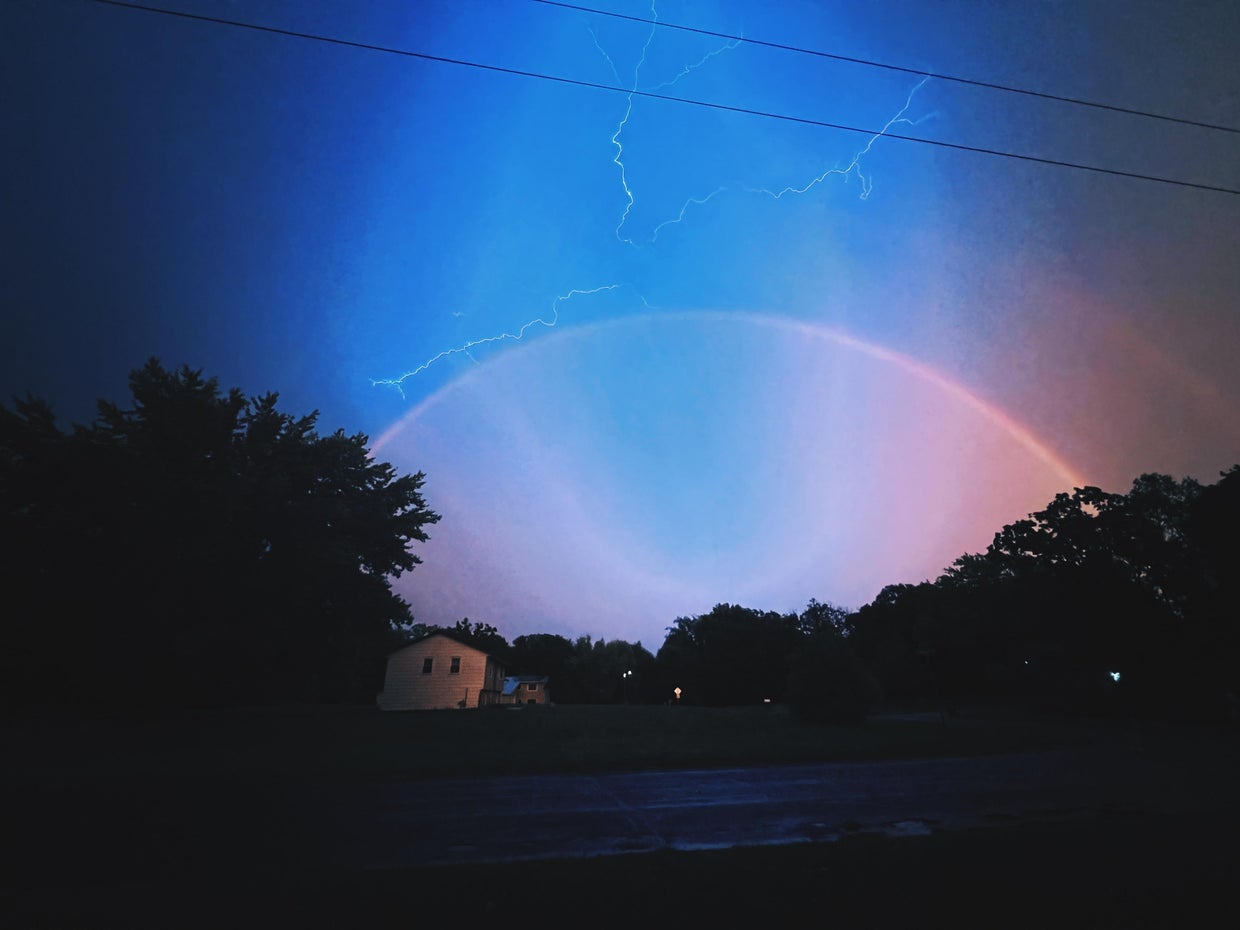 Storms bring colorful skies, rainbows to Twin Cities area