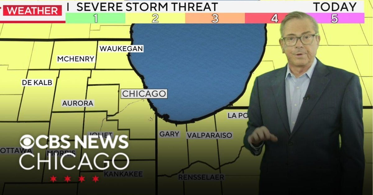 Storm threat for Tuesday - CBS Chicago