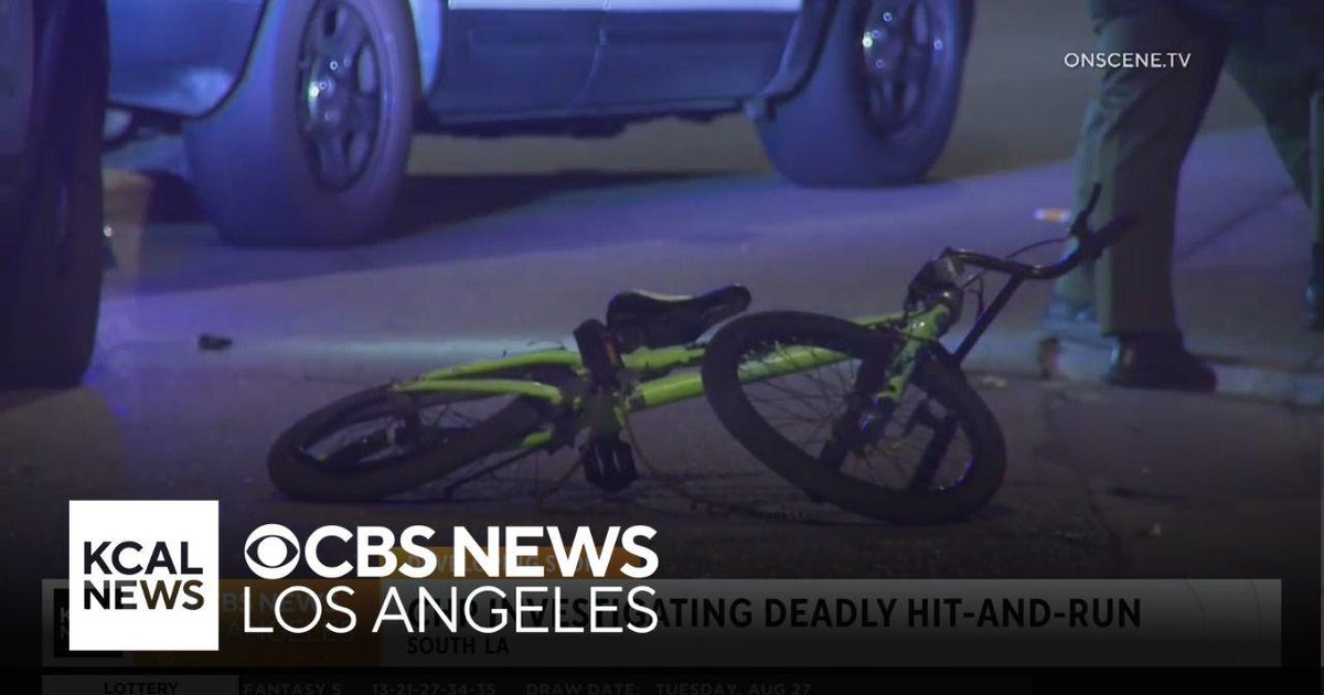 Authorities searching for hit-and-run driver who struck and killed man in South LA - CBS Los Angeles