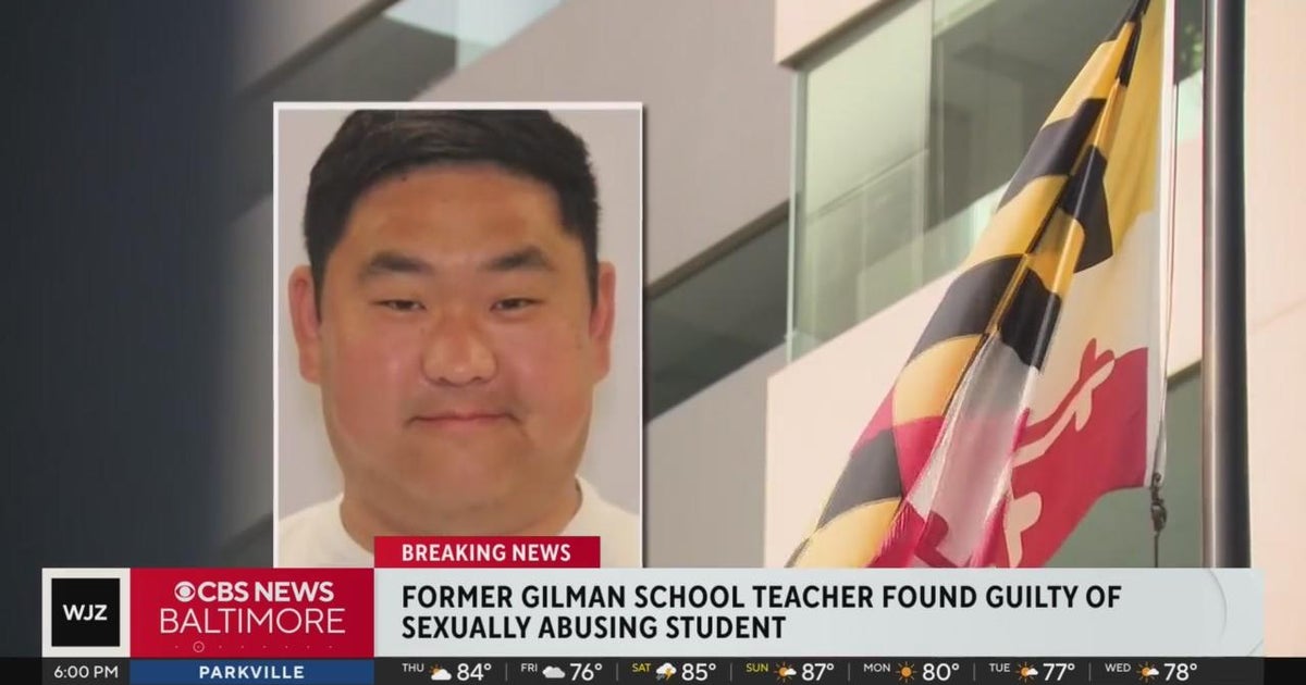 Former Gilman School teacher guilty of sexually abusing student - CBS ...