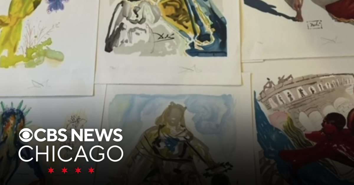 London man finds signed Salvador Dali prints in his garage - CBS Chicago