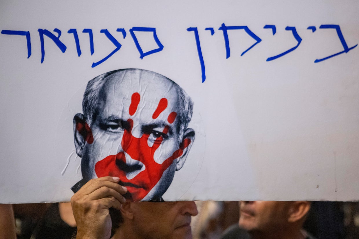 Israel's Netanyahu faces huge wave of anger over handling of war with ...