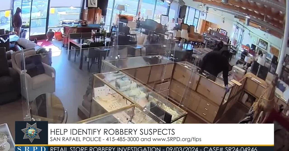 Raw: Video shows brazen jewelry robbery at San Rafael consignment store ...