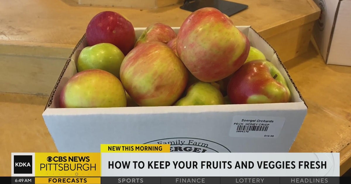 Keeping those orchard finds fresh - CBS Pittsburgh