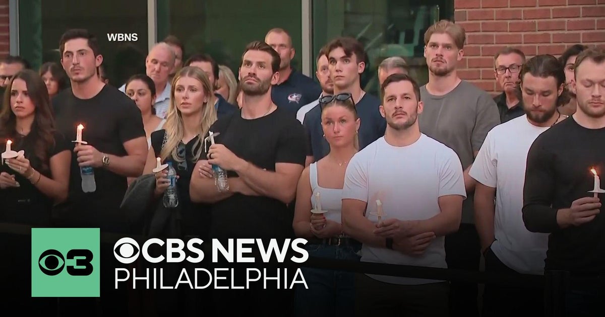 Columbus Blue Jackets hold vigil for Johnny and Matthew Gaudreau at ...
