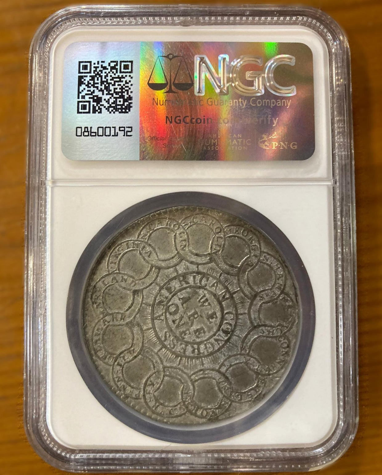 Rare 1776 continental dollar coin found inside toffee tin to be ...