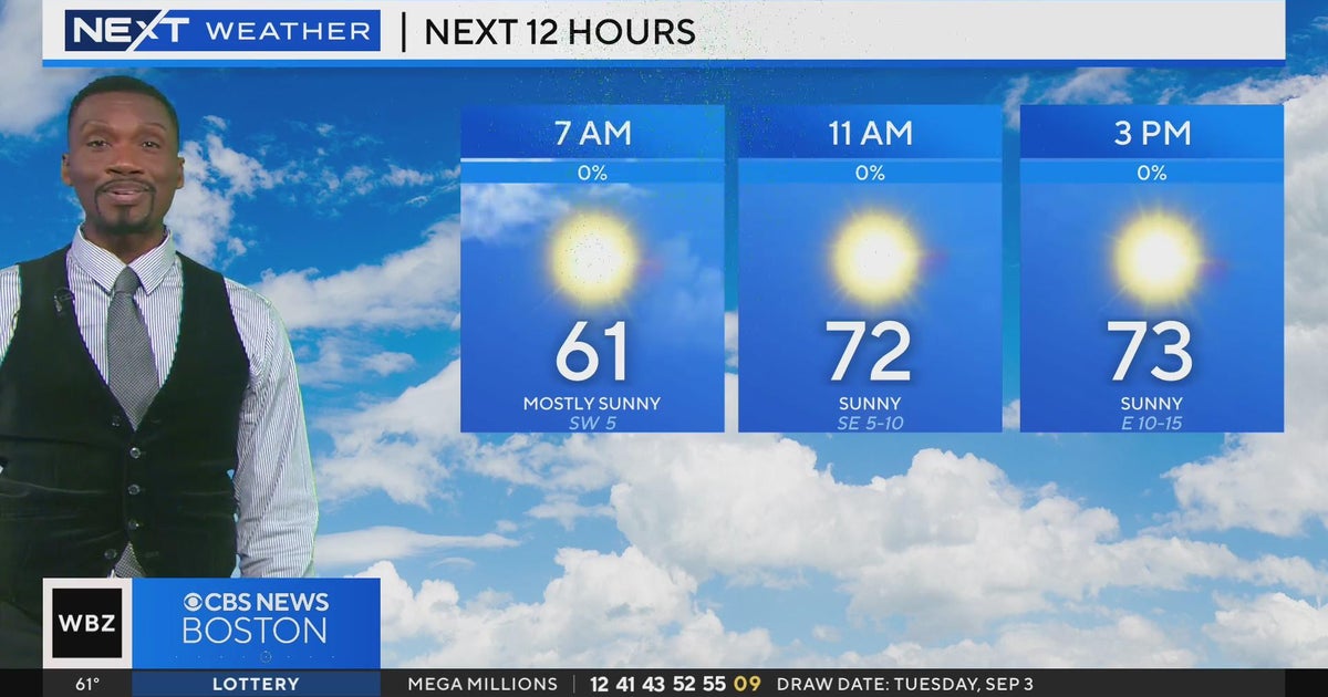 Next Weather: WBZ morning forecast for September 5, 2024 - CBS Boston