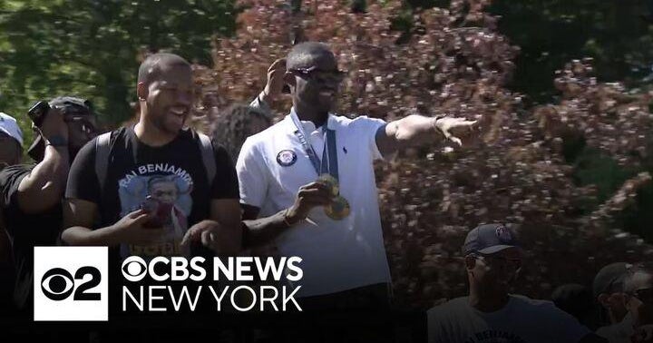 Heroic homecoming in Mount Vernon for Olympic champion and track star ...