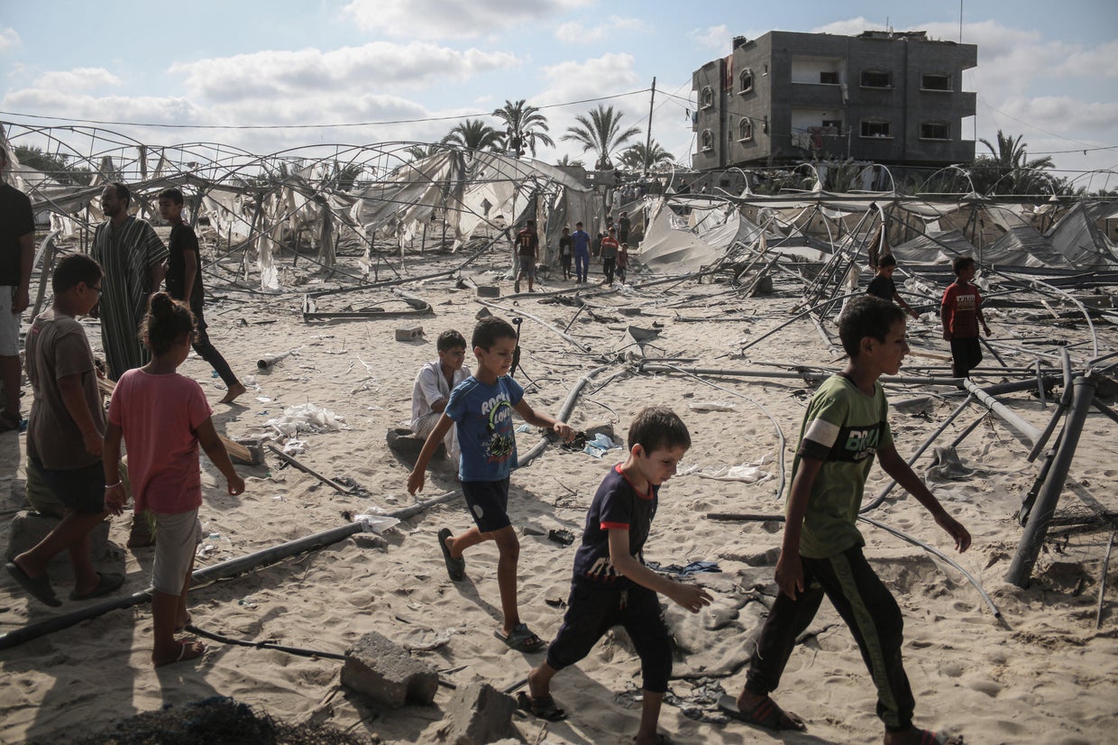 Israeli strikes in Gaza's al-Mawasi humanitarian zone kill dozens of ...