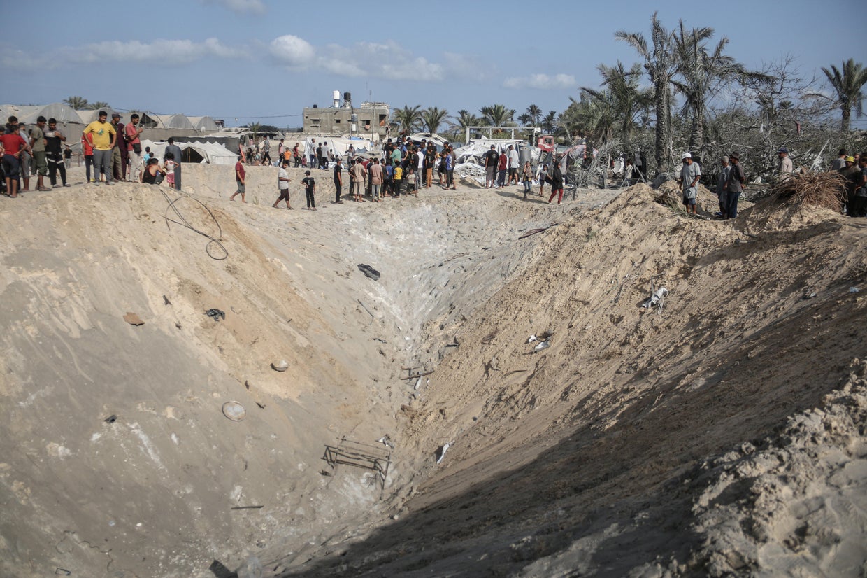 Israeli strikes in Gaza's al-Mawasi humanitarian zone kill dozens of ...