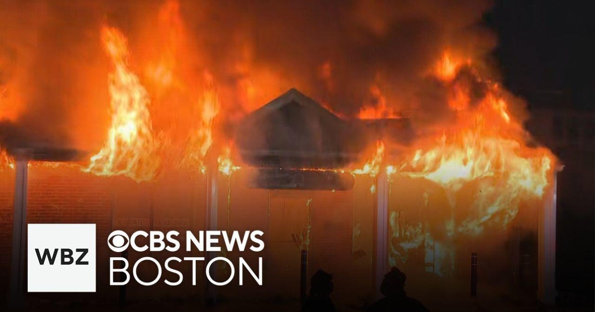 Multiple businesses destroyed by fire at Massachusetts strip mall - CBS ...