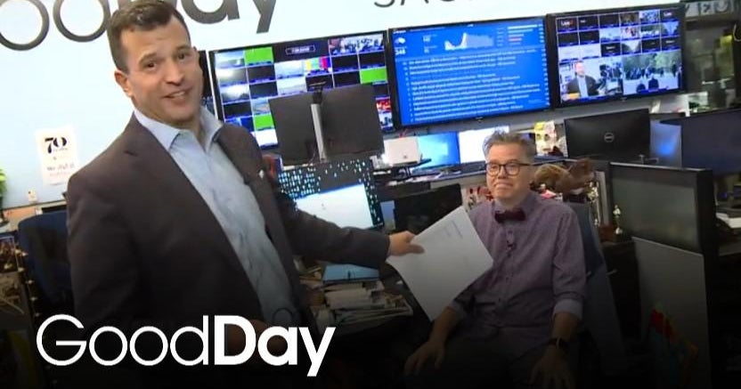 Cody Stark is the first loser of the Good Day Fun-ishment league ...