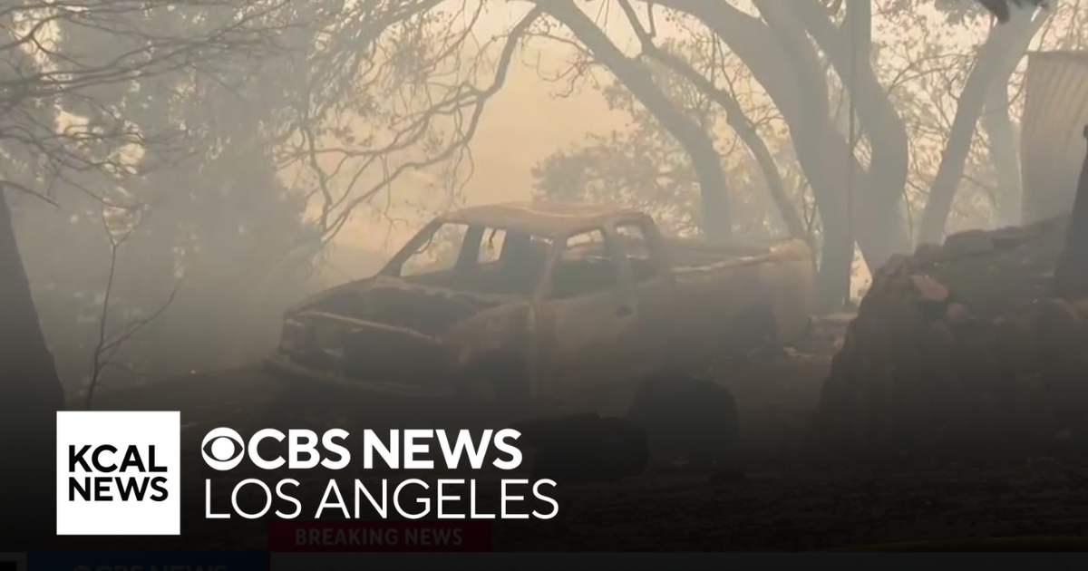 At least one home burned in Running Springs from Line Fire - CBS Los ...