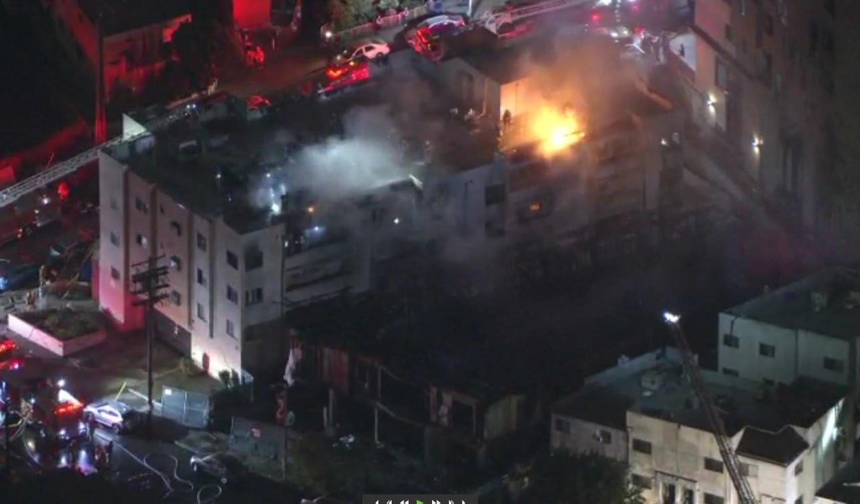 Fire crews work to put out flames in Chinatown apartment buildings, 6 ...