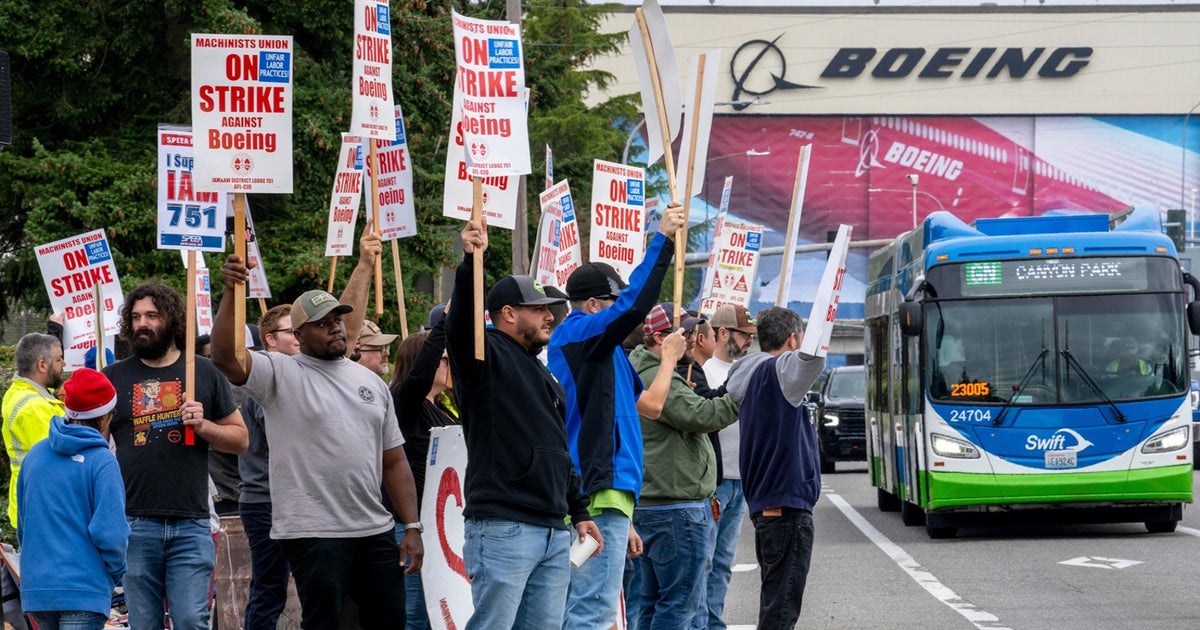 Why Boeing factory workers are on strike - CBS News