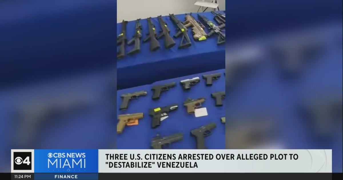 3 U.S. citizens arrested over alleged plot to "destabilize" Venezuela - CBS Miami