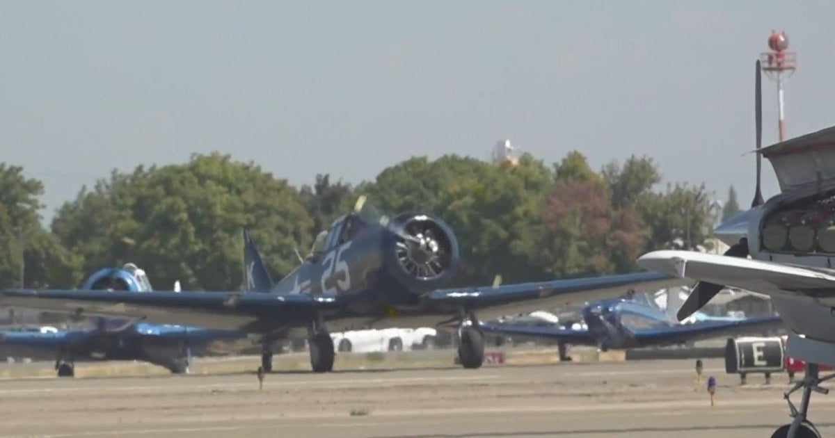 Here's why WWII aircraft will be flying over Modesto this weekend - CBS ...