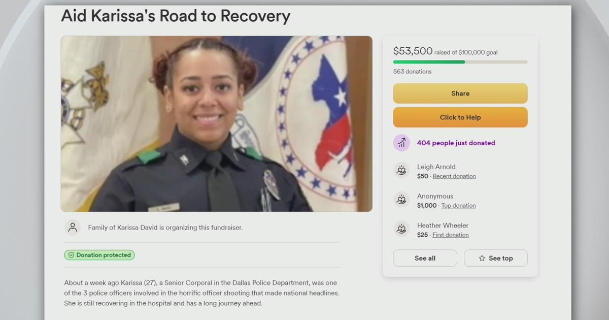 Dallas police officer blinded in shooting released from hospital; GoFundMe campaign launched ...