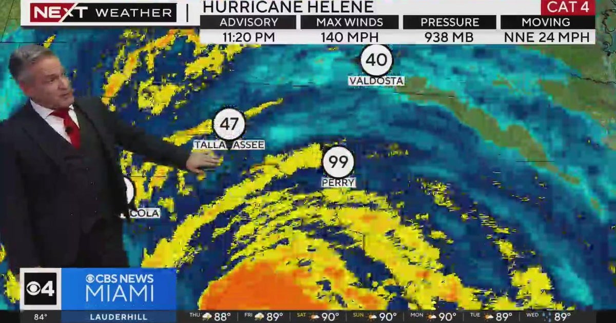 Hurricane Helene makes landfall - CBS Miami