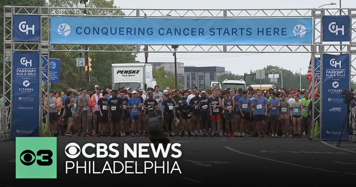 Runners and walkers take their marks for the 2024 CHOP Parkway Run and ...