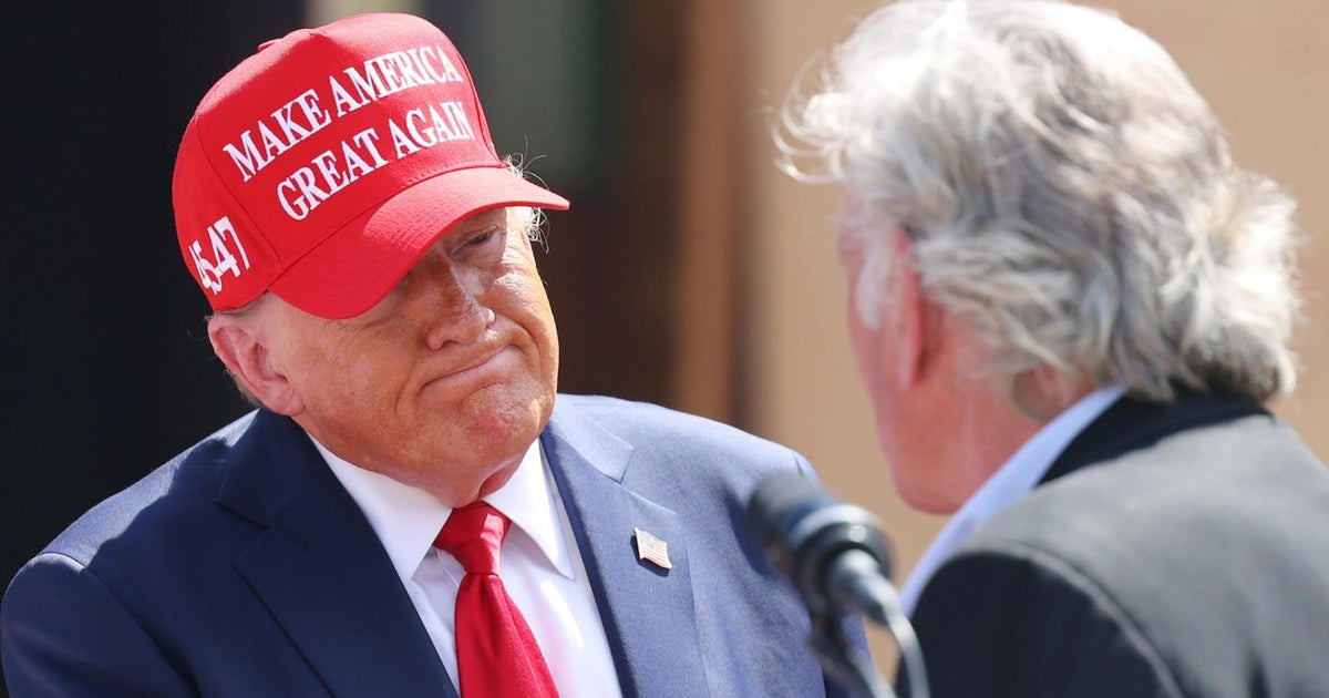 Trump visits Georgia to tour Helene damage - CBS News