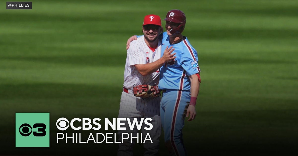 Phillies play intrasquad game in preparation of NLDS - CBS Philadelphia