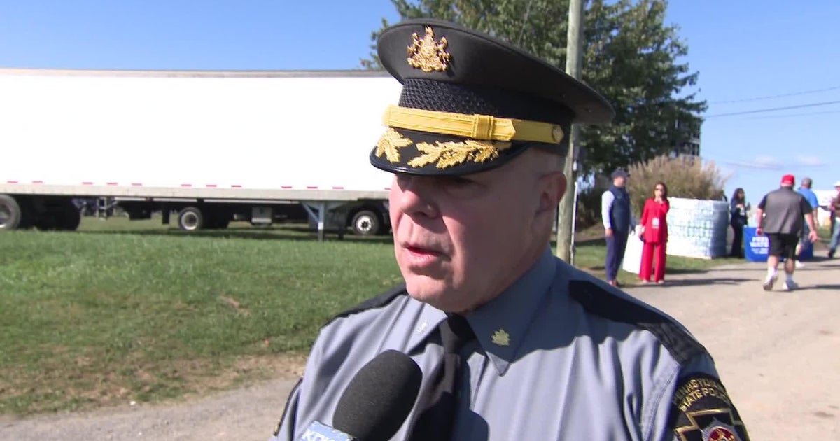 Pennsylvania State Police Lt. Col. George Bivens discusses Trump rally ...