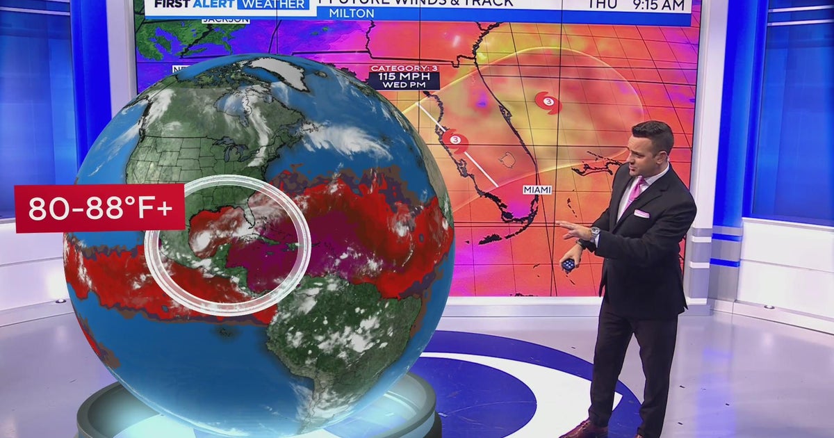 Quickly intensifying Milton continues towards Florida; no rain forecast ...