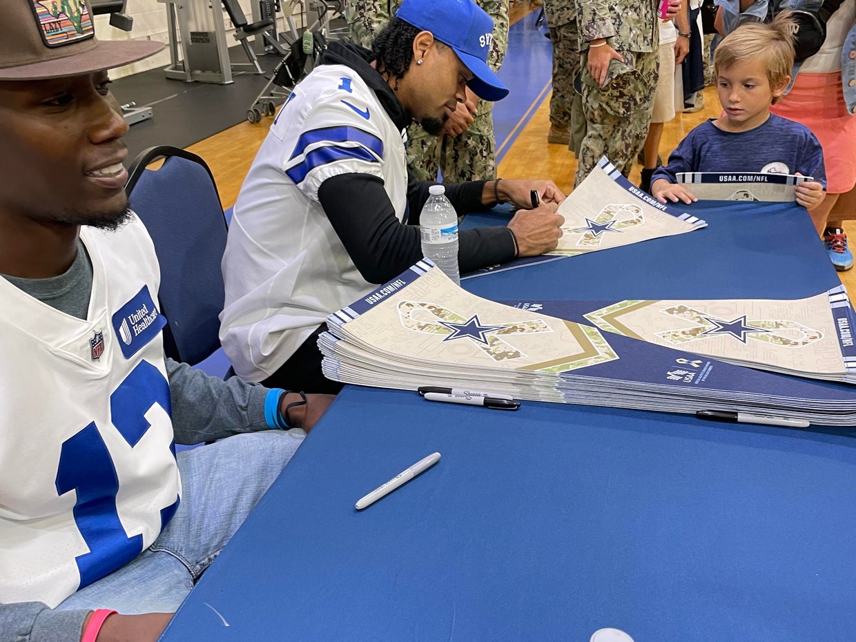 Dallas Cowboys visit Naval Air Station Joint Reserve Base Fort Worth ...