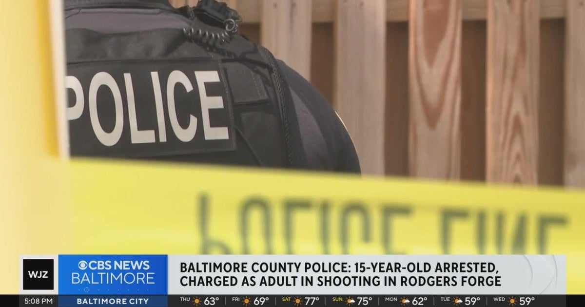 Police arrest 15-year-old over shooting, assault in Towson - CBS Baltimore