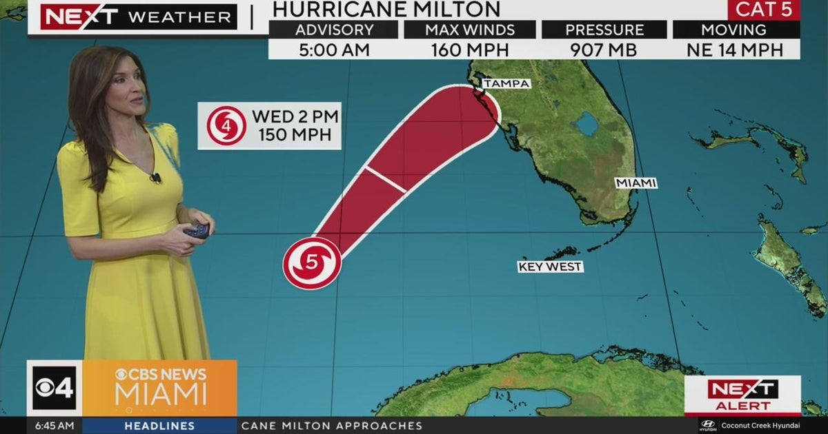 Tracking Hurricane Milton: Wednesday 10/9/2024 6AM - CBS Miami