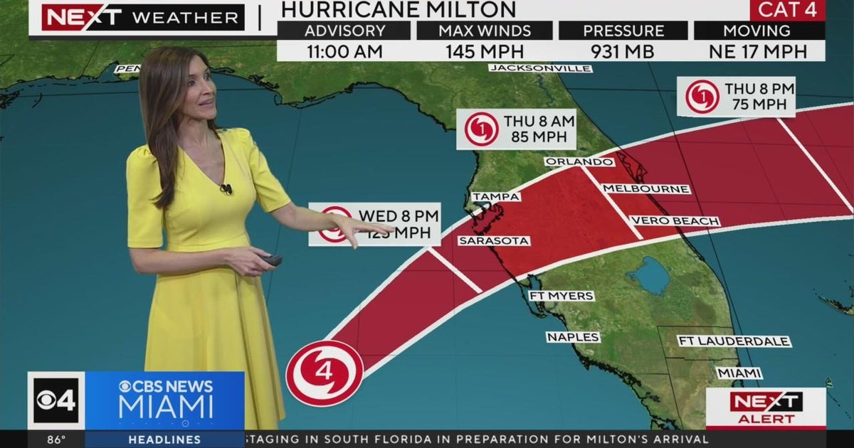 Tracking Hurricane Milton: Wednesday 10/9/2024 11AM - CBS Miami