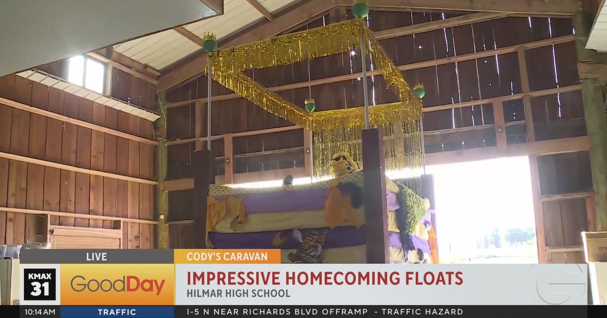 Cody's Caravan - Senior float for Hilmar Homecoming! - Good Day Sacramento