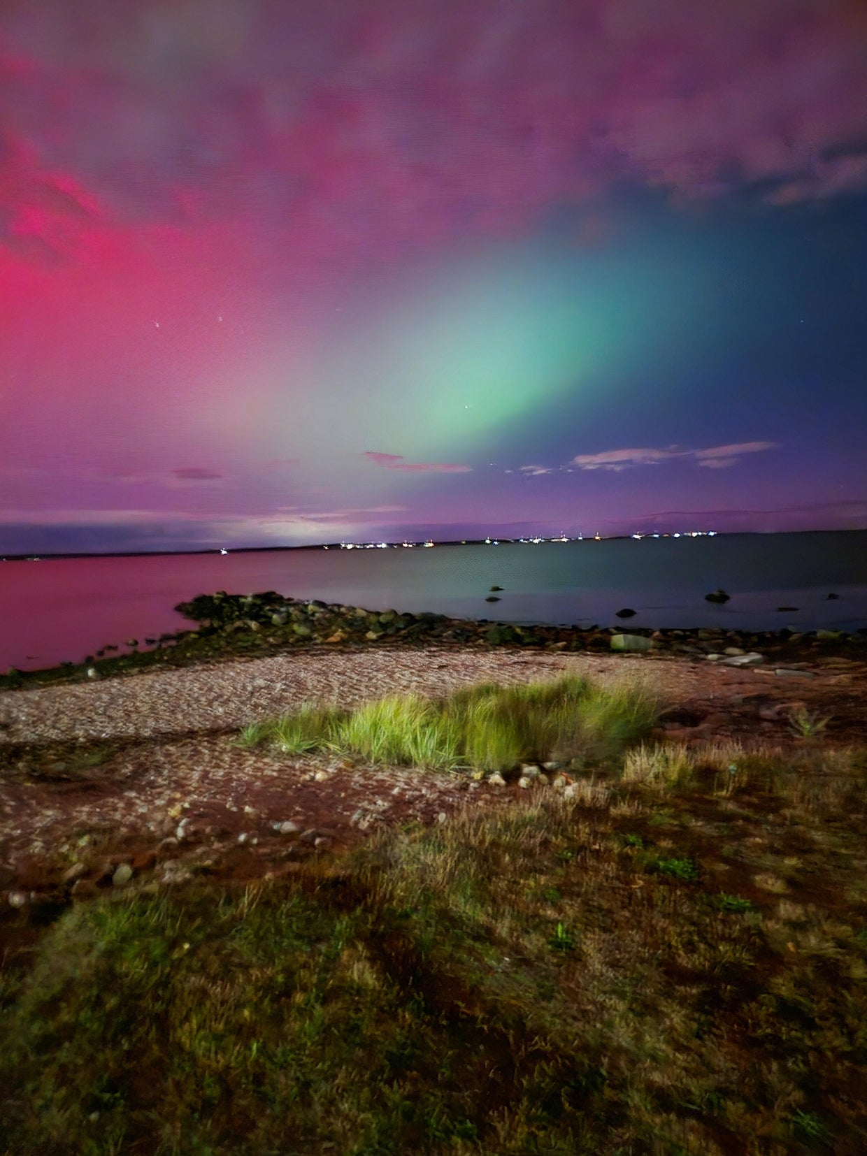 Northern lights photos capture rare sight across Massachusetts