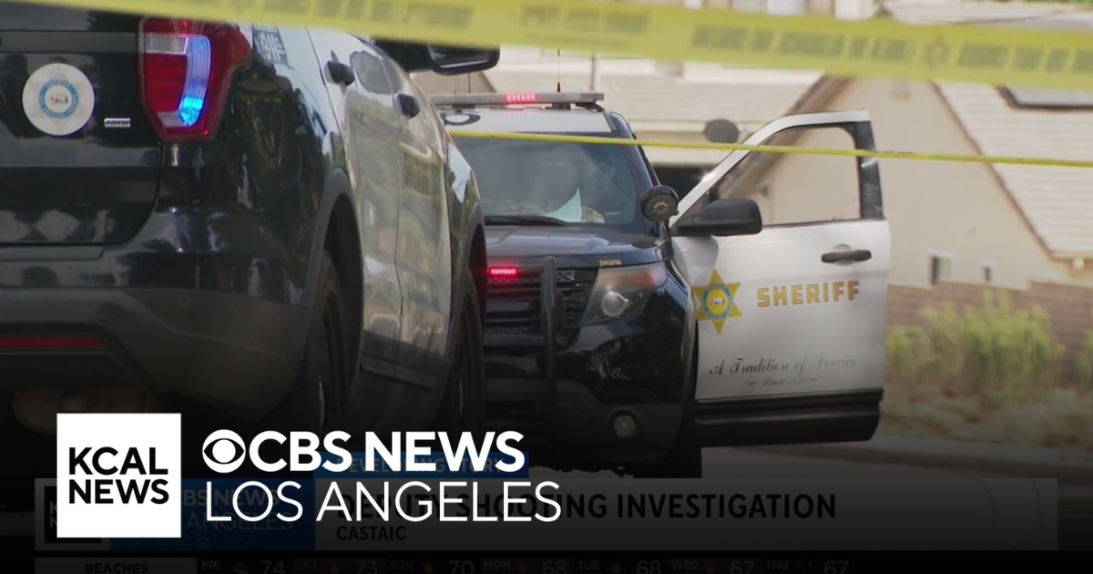 One hospitalized after LASD deputies open fire in Castaic - CBS Los Angeles
