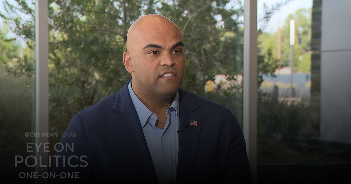 Colin Allred talks border, abortion, economy and how he plans to unseat ...